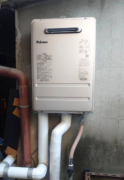 施工事例｜給湯専用20号PH-2015AW｜給湯器02｜寿産業有限会社｜ガス・給排水設備の会社｜綾部市・福知山市｜